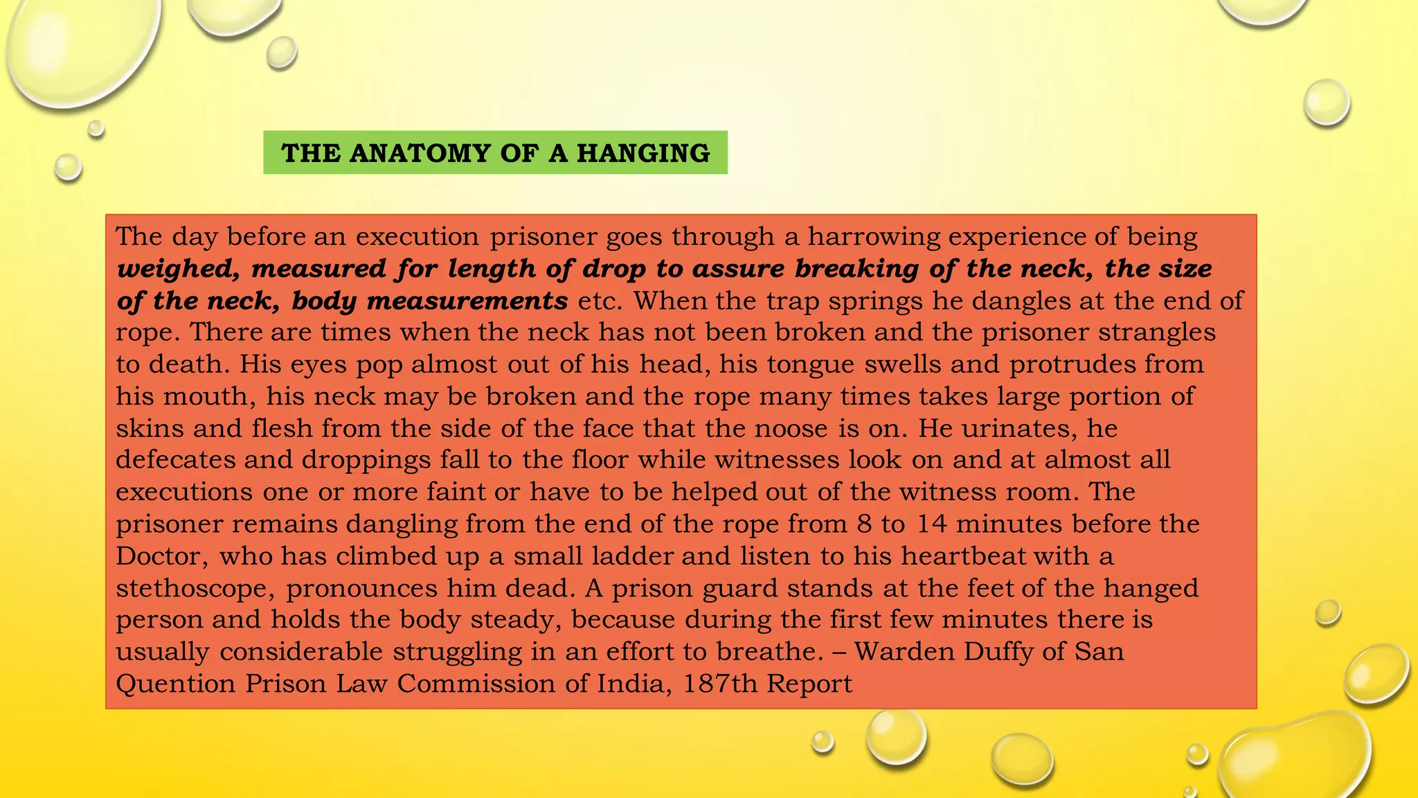 Death execution | PDF | Crime & Harmful Acts to Individuals, Society ...