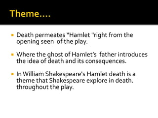 Death in hamlet Paper -01 | PPTX