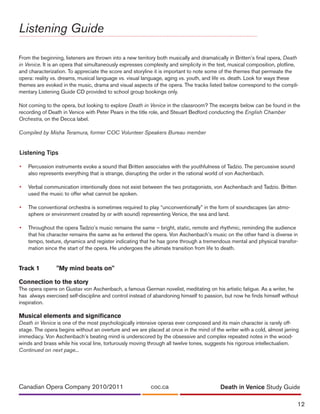 Death in Venice [study guide] | PDF