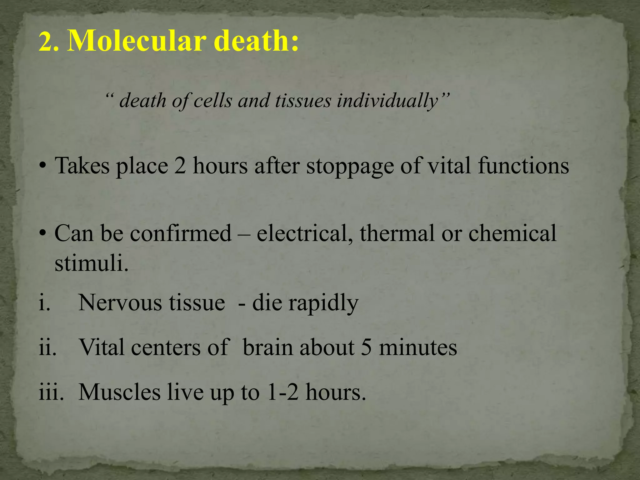 Death & its causes | PPTX