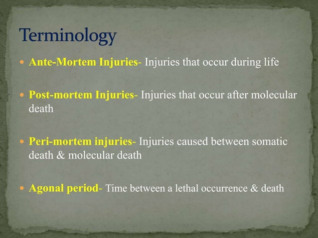 Death & its causes | PPTX