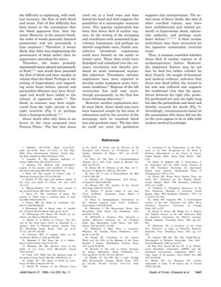 On the physical death of Jesus Christ | PDF
