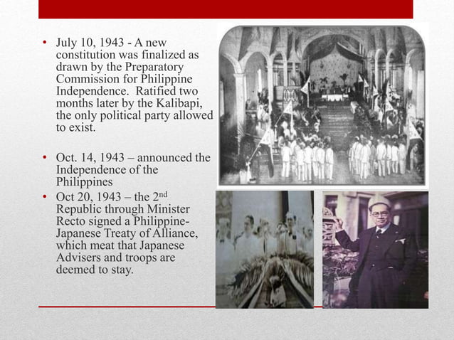 Japanese Occupation in the Philippines | PPTX