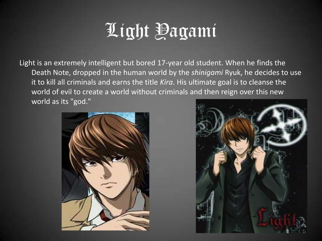 Deathnote Characters | PPT