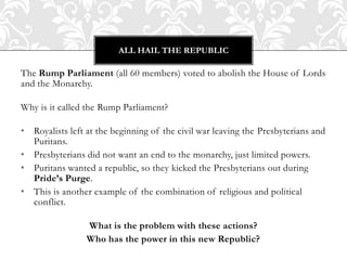Death of a King, Birth of a Republic | PPT