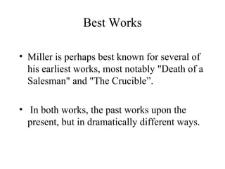 Death of a Salesman by Arthur Miller | PPT