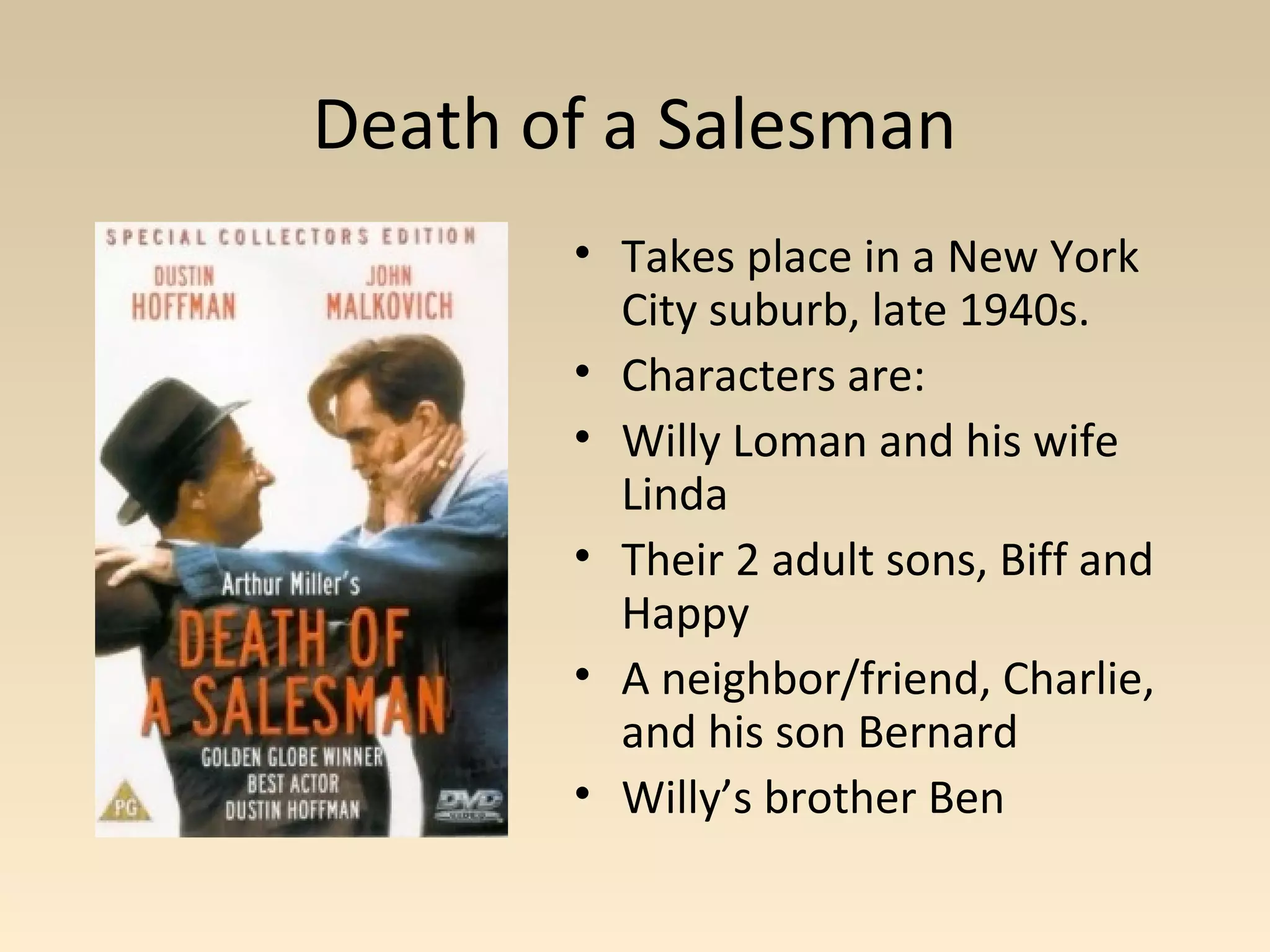 Death of a salesman intro | PPT