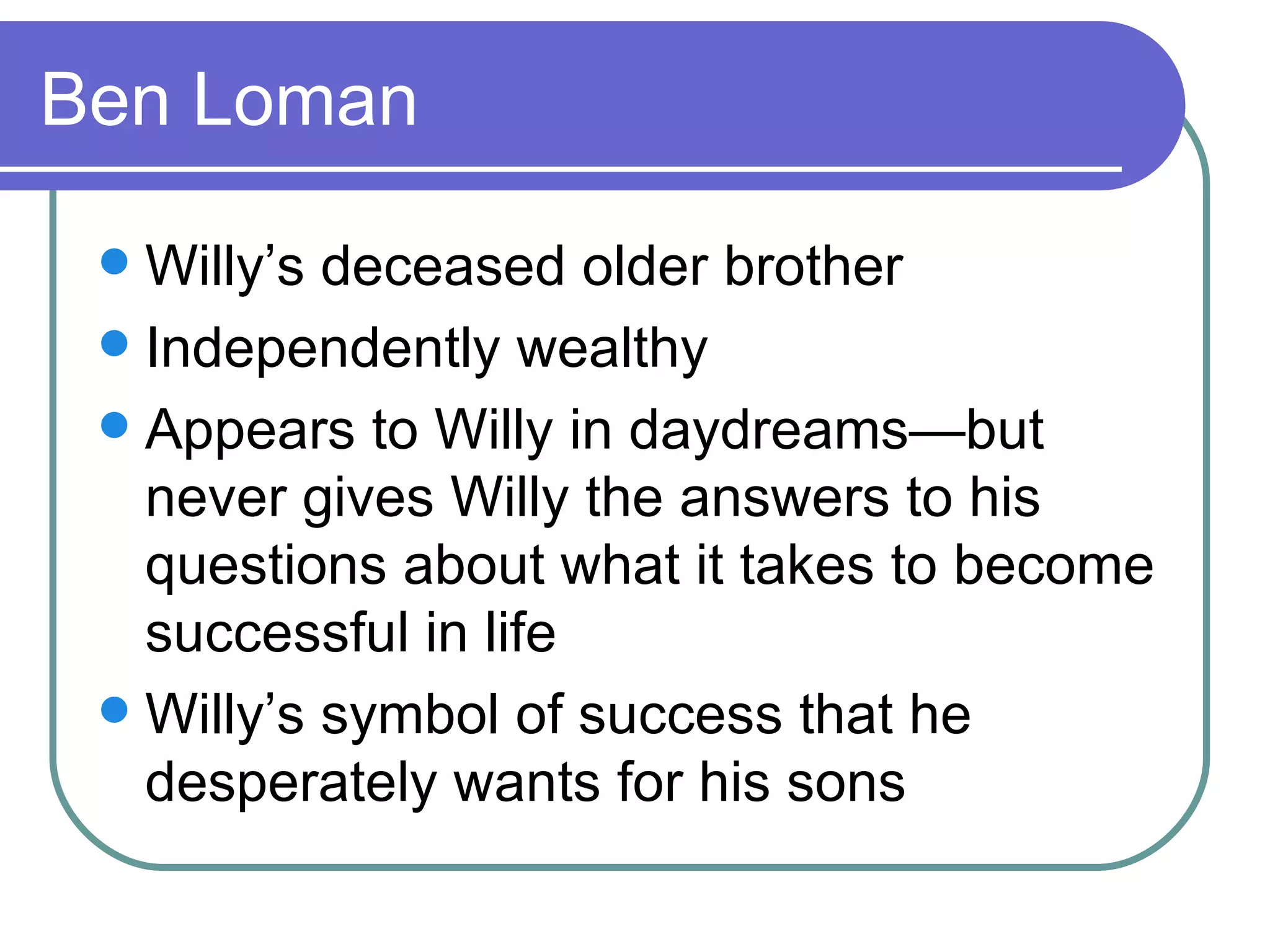 Death of a salesman ppt | PPT