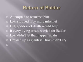 Death of Baldur | PPT
