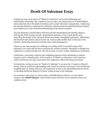 Death Of Salesman Essay.pdf