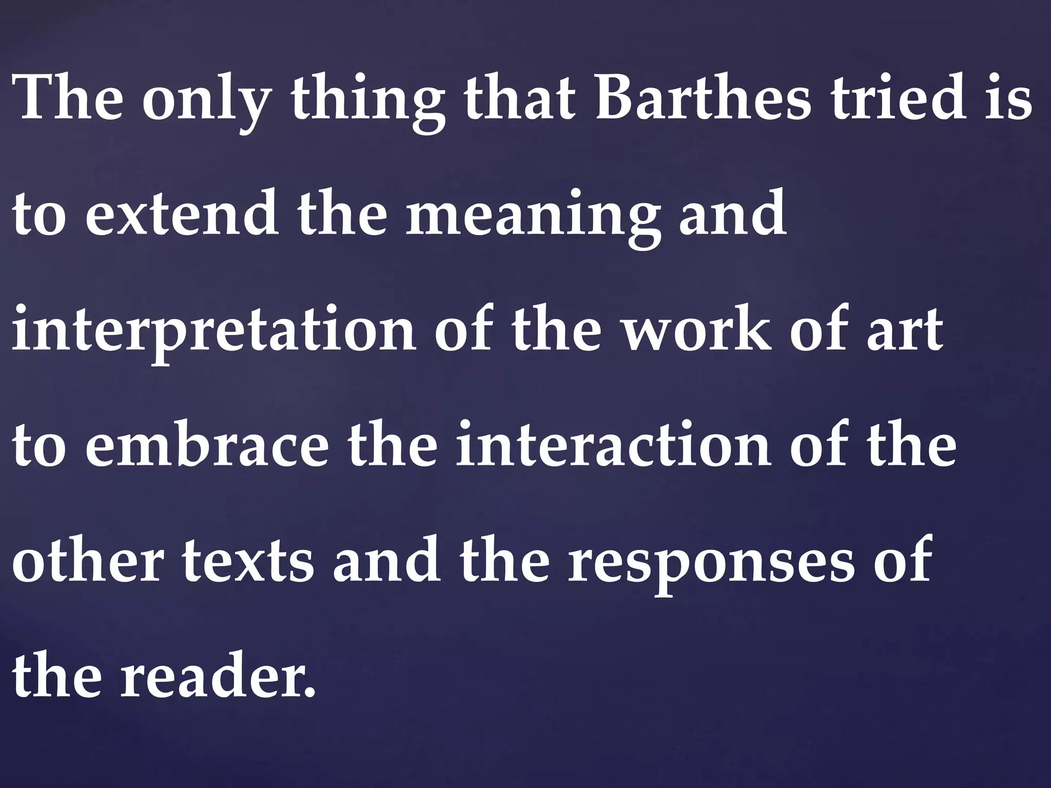 Death of the Author by Roland Barthes .pptx