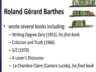 Death of the Author by Roland Barthes .pptx