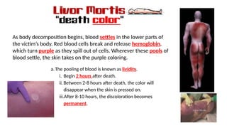 Notes on autopsies and types of death from forensics | PPTX