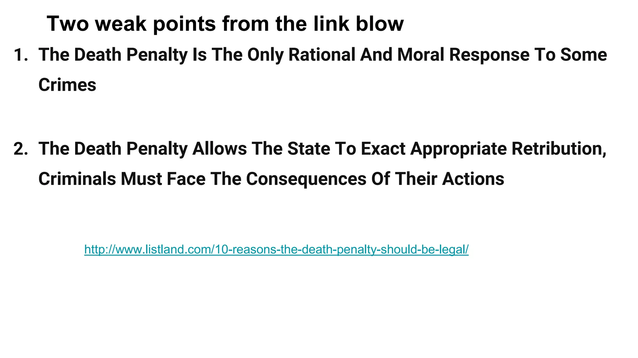 Death penalty | PPTX