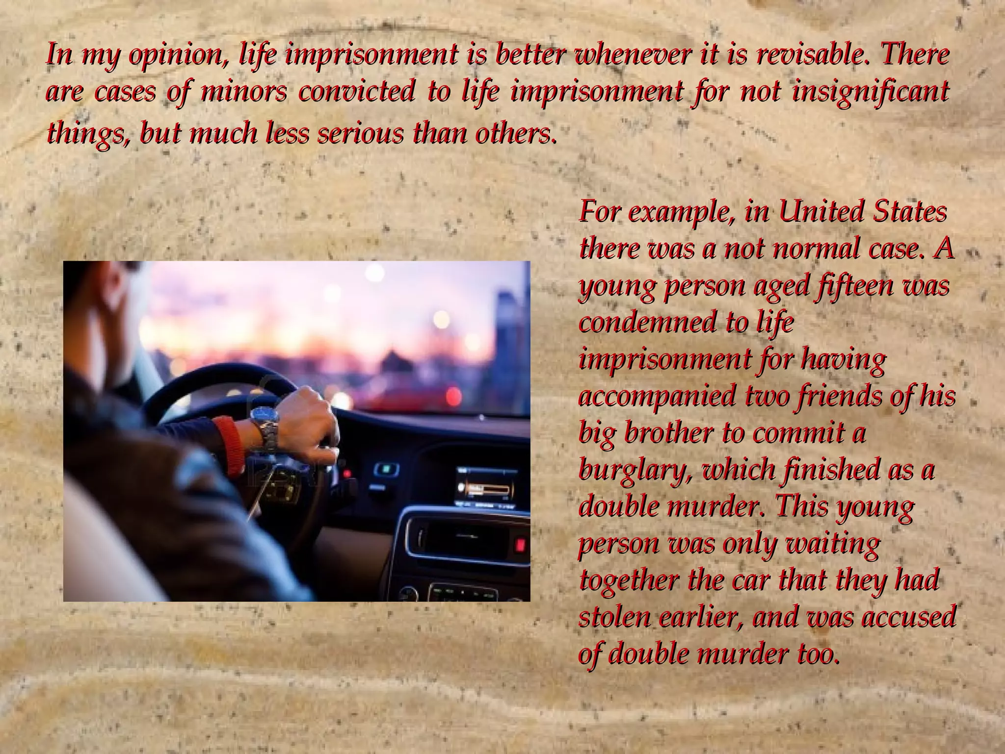 Death penalty and life imprisonment | PPT