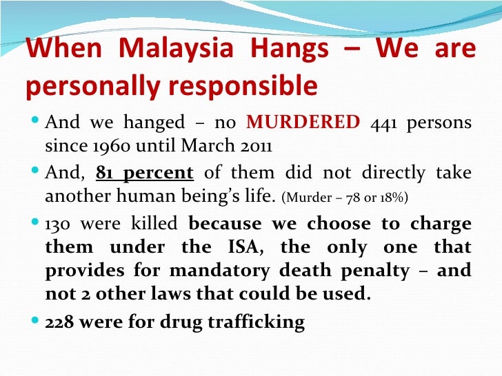 Death Penalty In Malaysia Time For Abolition Charles Hector