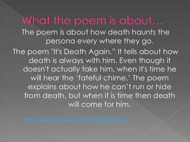 Death poem