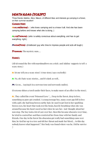 Death road (script) | DOCX