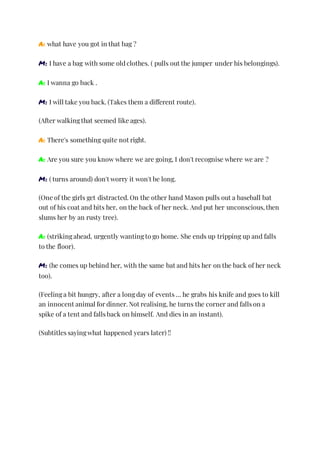 Death road (script) | DOCX