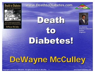 Death to Diabetes Training Program Slides (Samples for Slideshare) | PDF