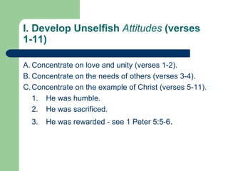 Death to selfishness | PPT