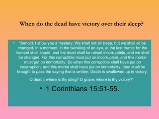 Death truth | PPS