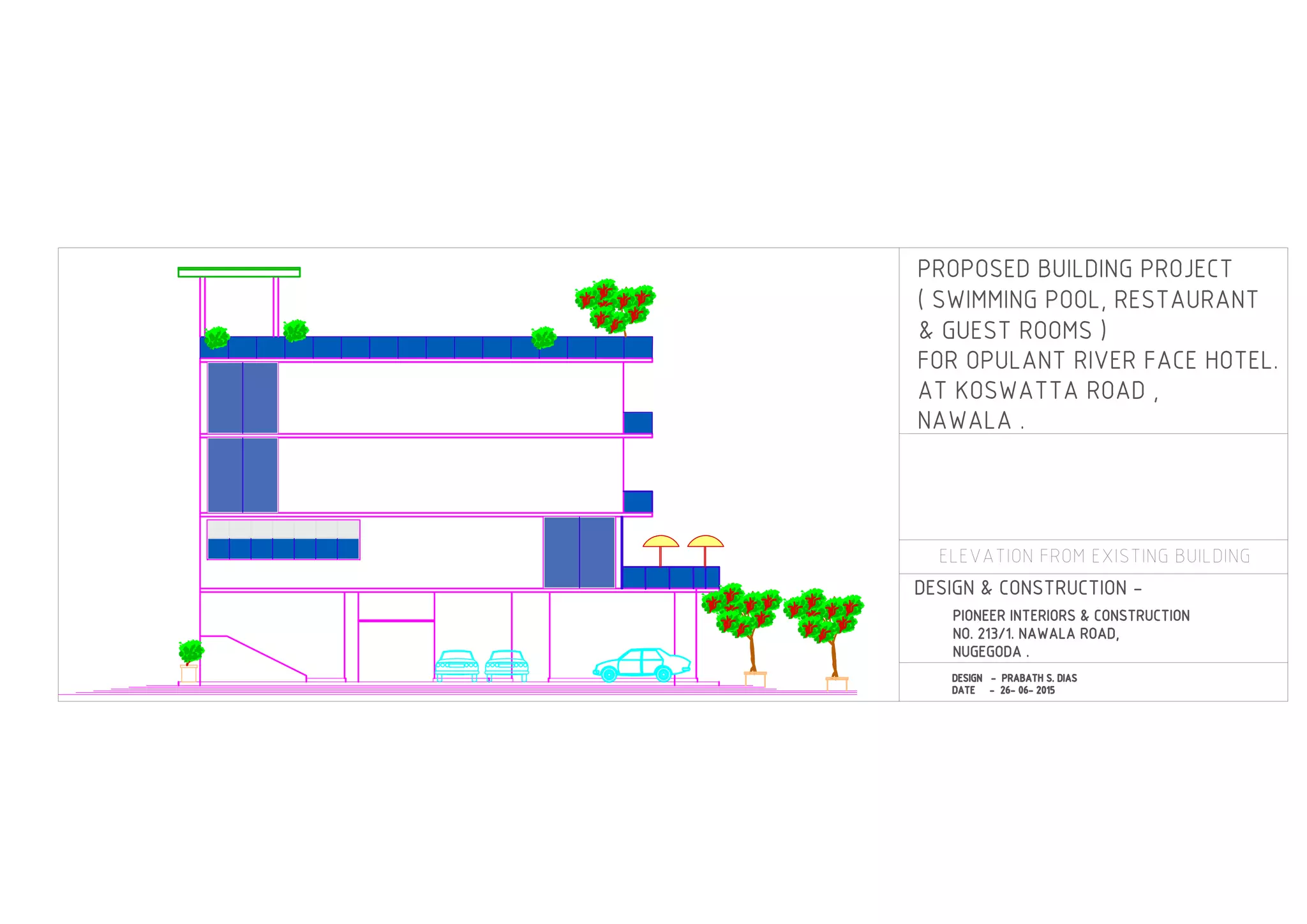 ELEVATION FROM EXISTING BUILDING | PDF