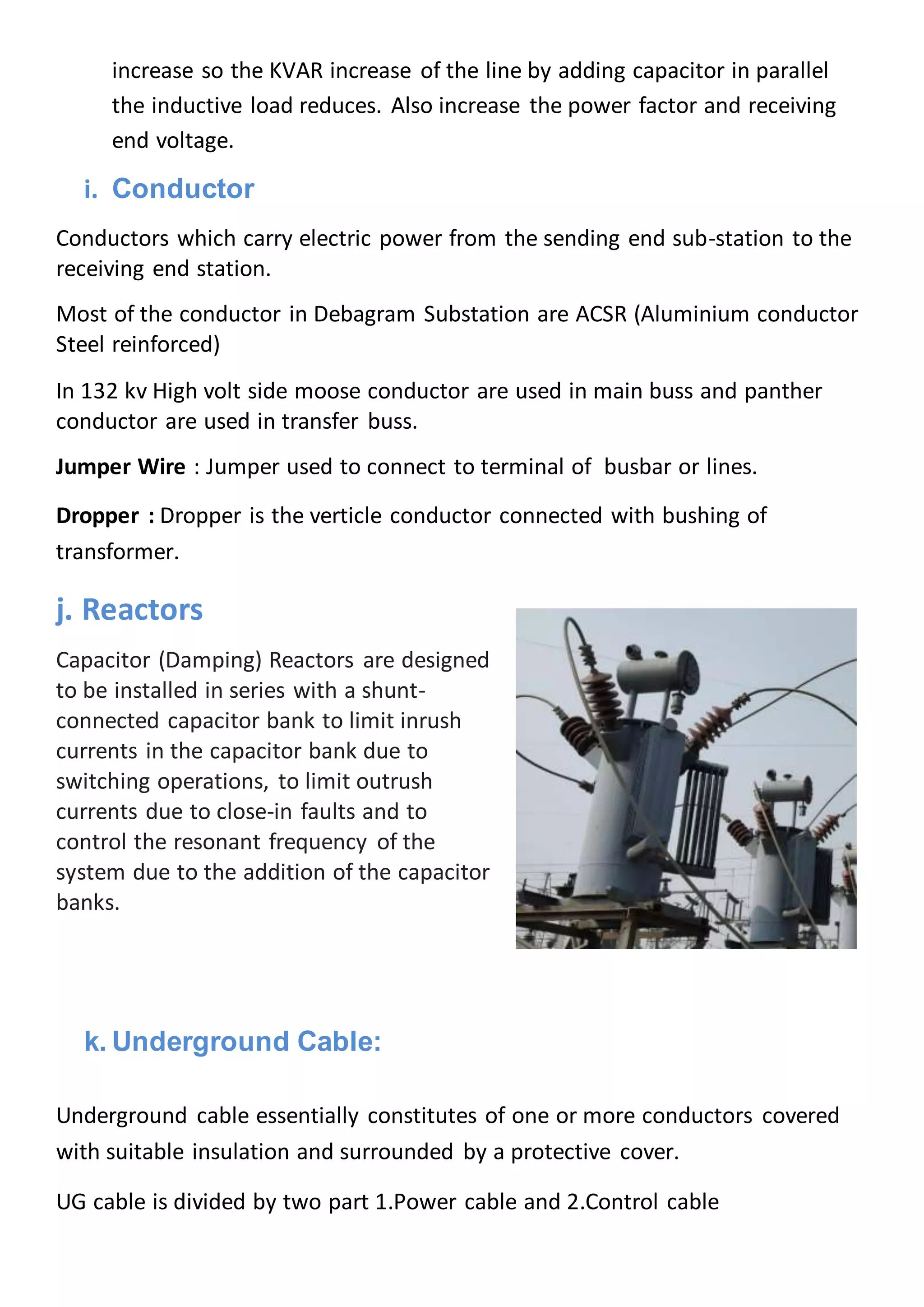 132 kv sub-station, power transmission | DOCX