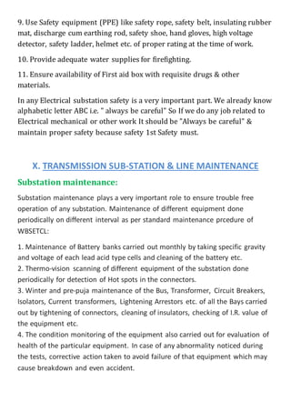 132 kv sub-station, power transmission | DOCX