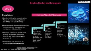 Agile Mumbai 2023 | Modern DevOps Solution through Integrated Software Delivery Platform (ISDP ...