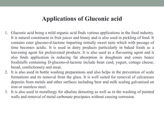 Gluconic Acid: Production and Market | PPTX