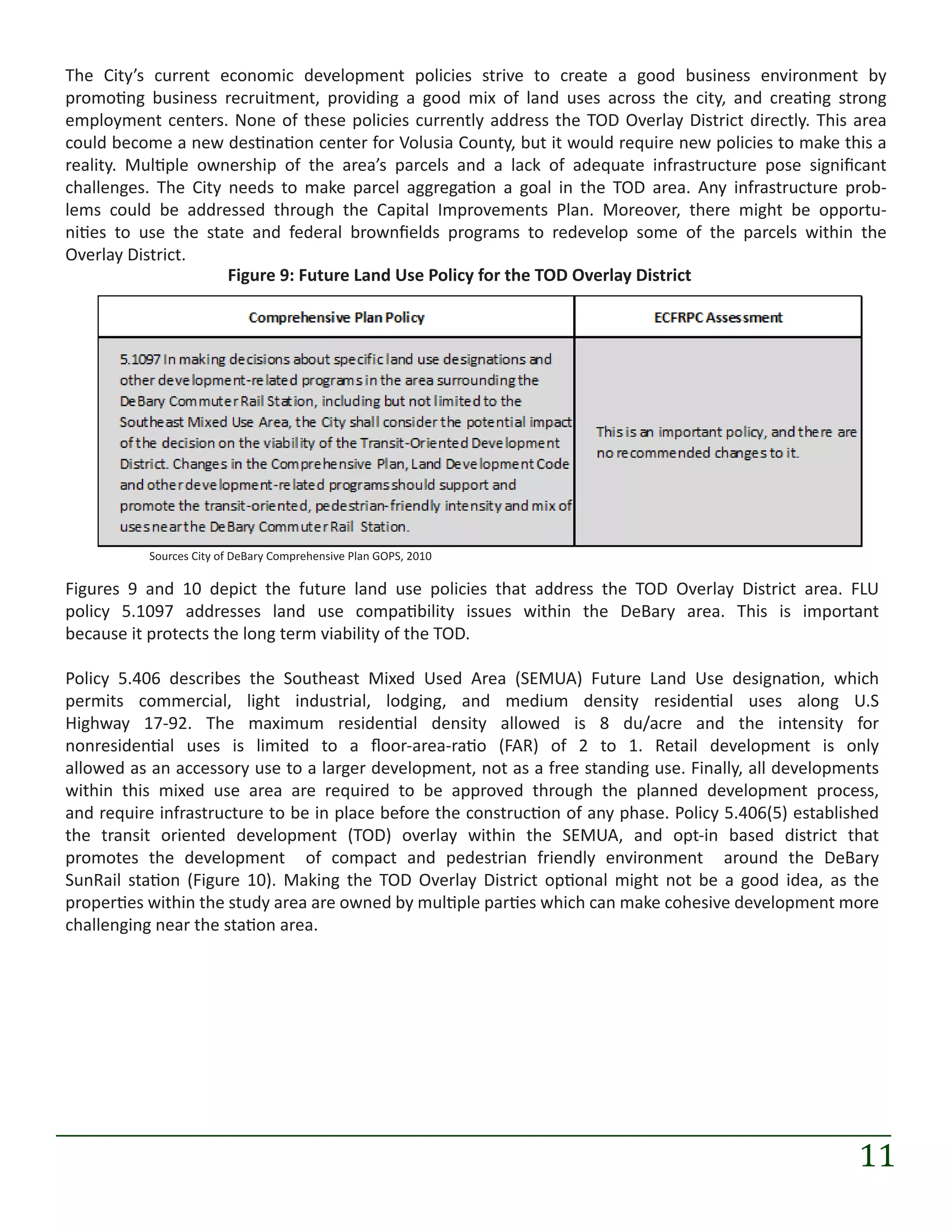 DeBary SunRail Station Economic Development Strategic Plan | PDF