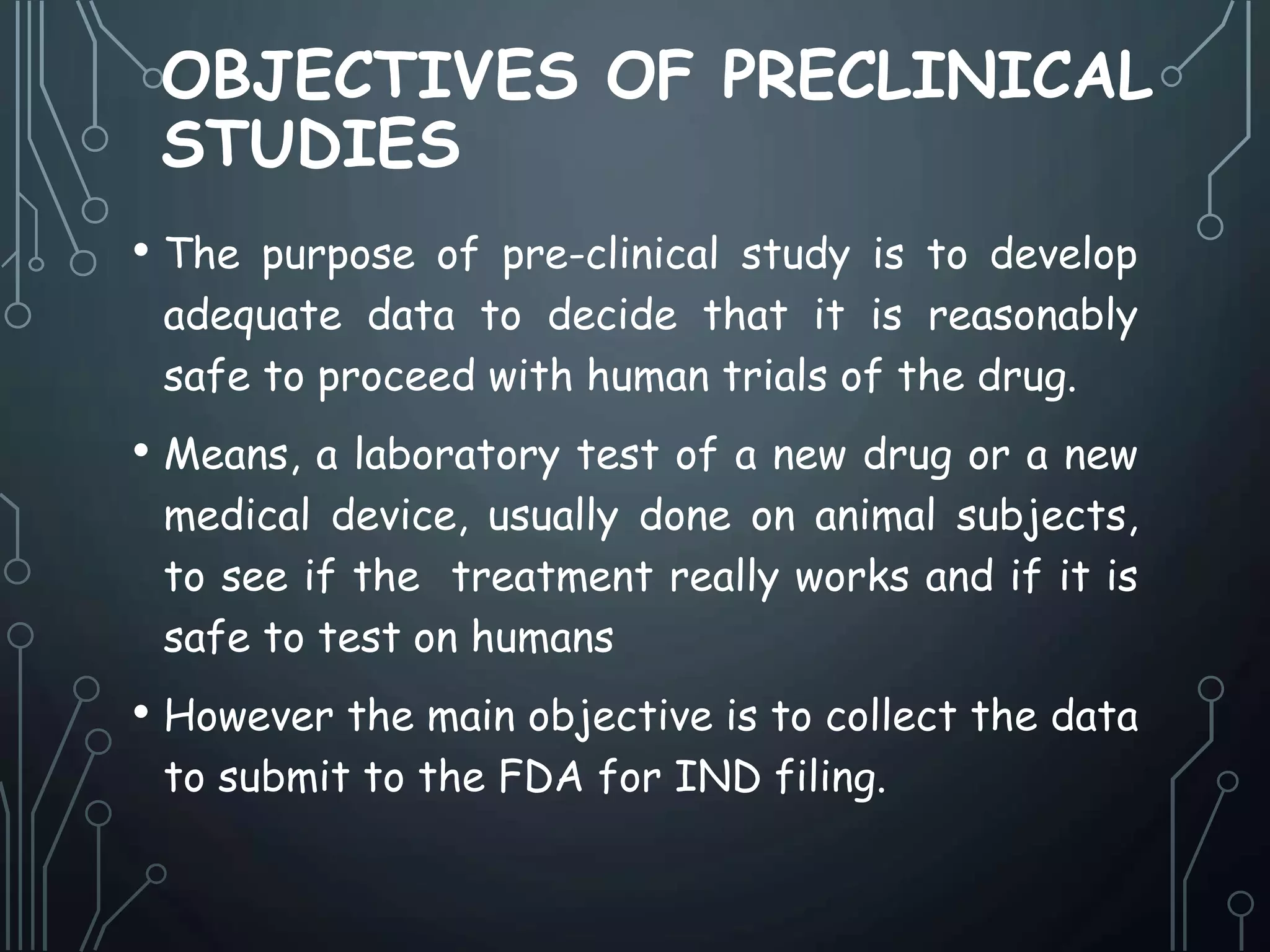 Pre Clinical Studies | PPTX