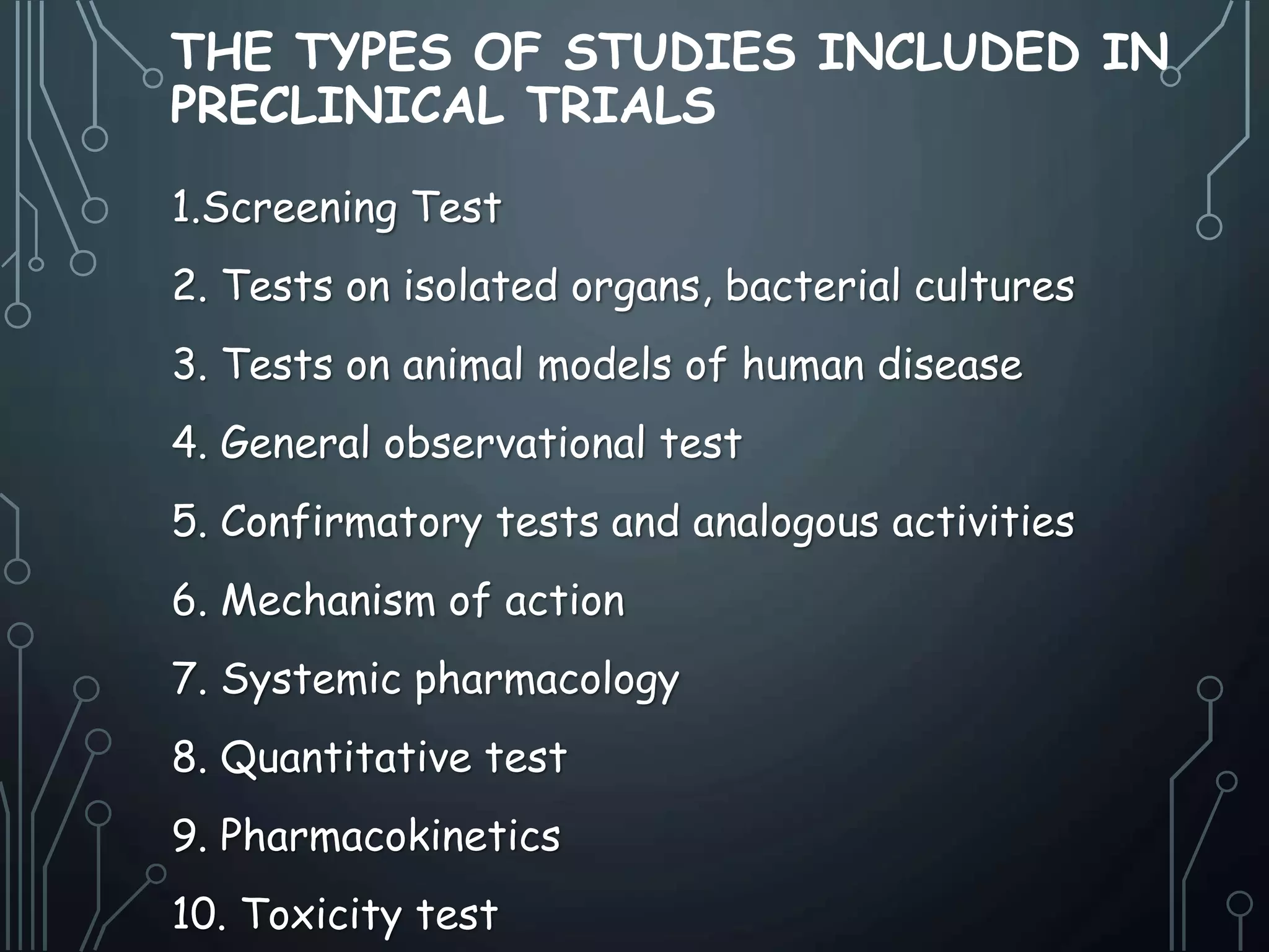 Pre Clinical Studies | PPTX