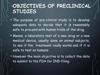 Pre Clinical Studies | PPTX
