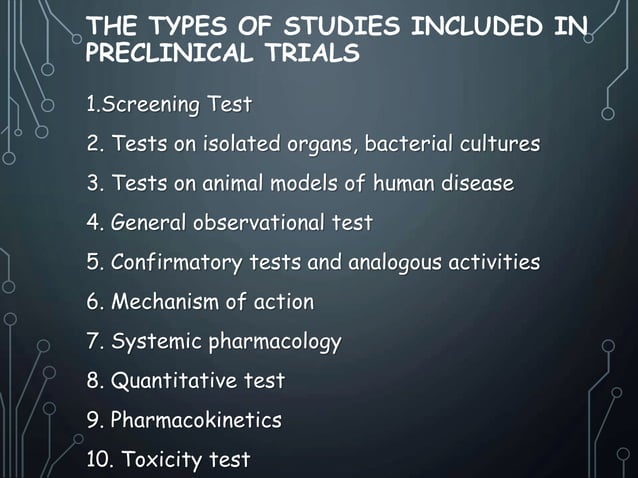 Pre Clinical Studies | PPTX