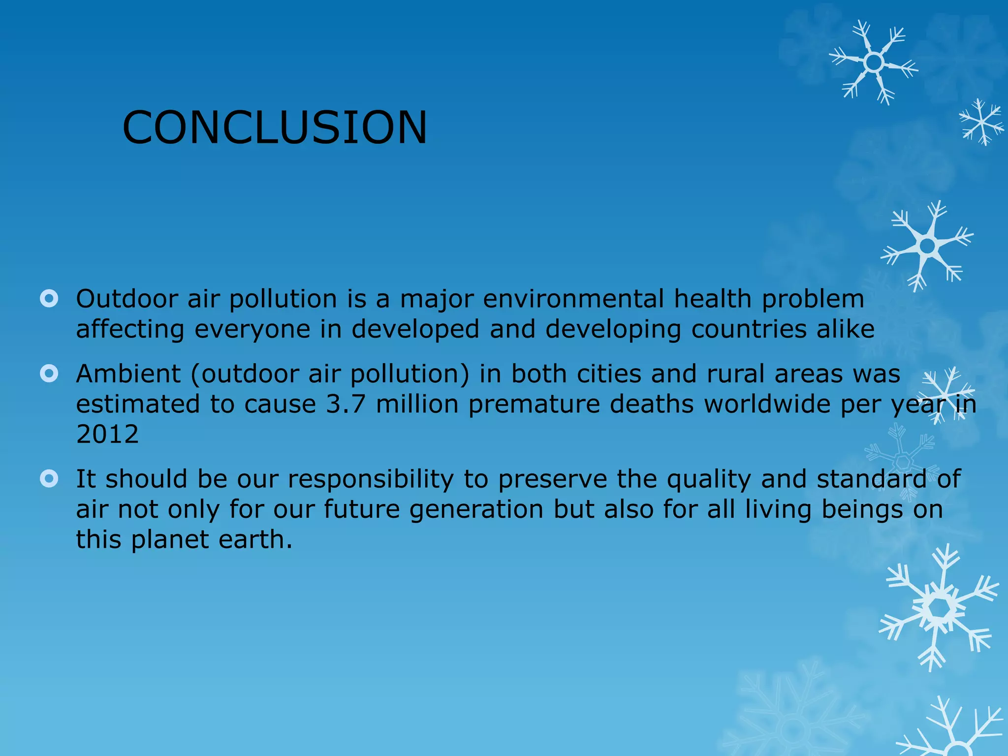 Ambient Concentration of air pollutants and trace gases | PPTX