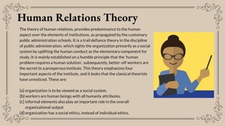 human relaions | PPTX