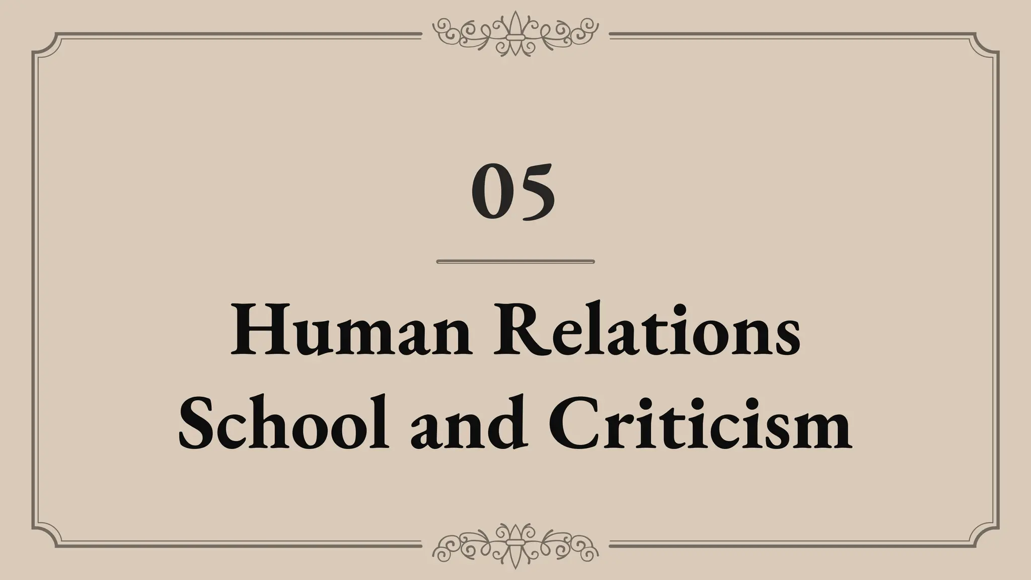 human relations | PPTX