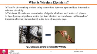 WIreless Power Transmission | PPTX