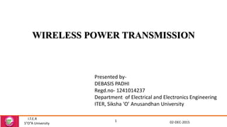 WIreless Power Transmission | PPT