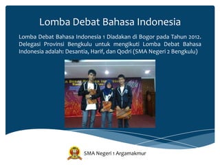 Powerpoint Presentation - Debat Bahasa Indonesia | PPTX