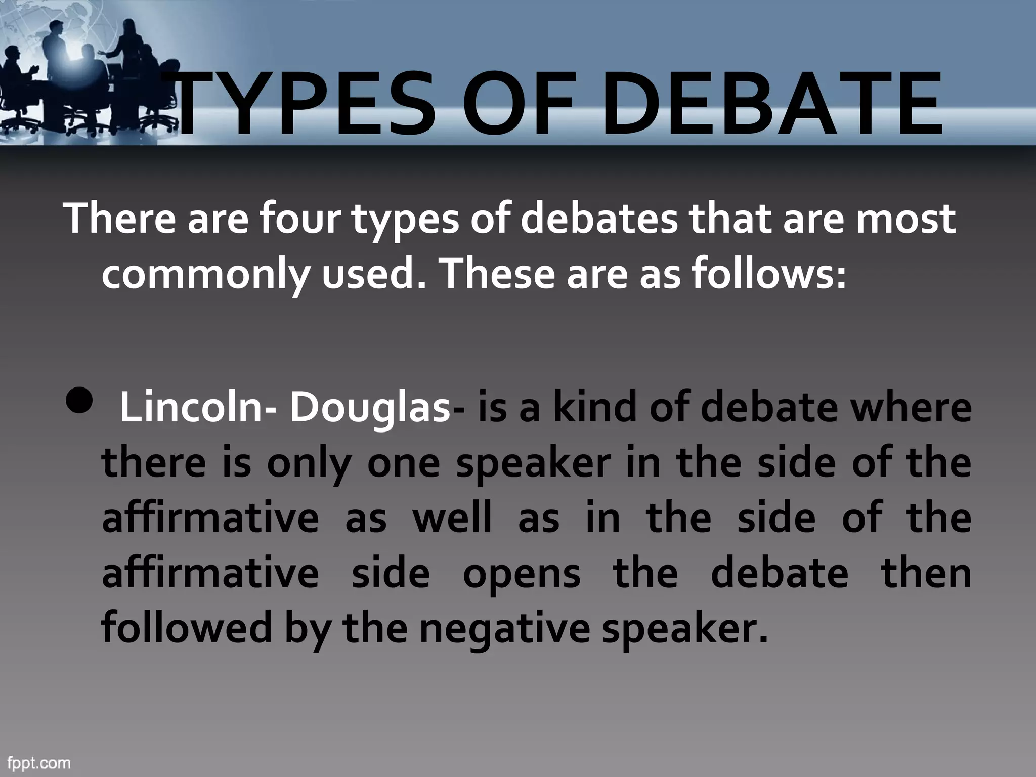 Debate | PPT