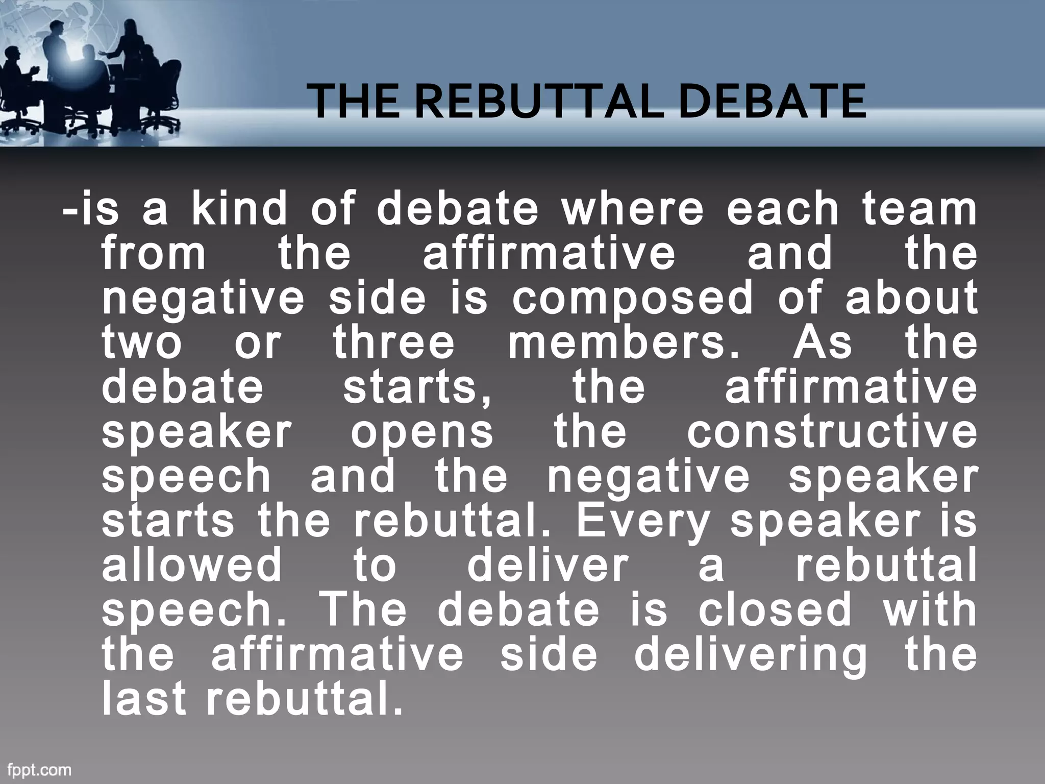 Debate | PPT