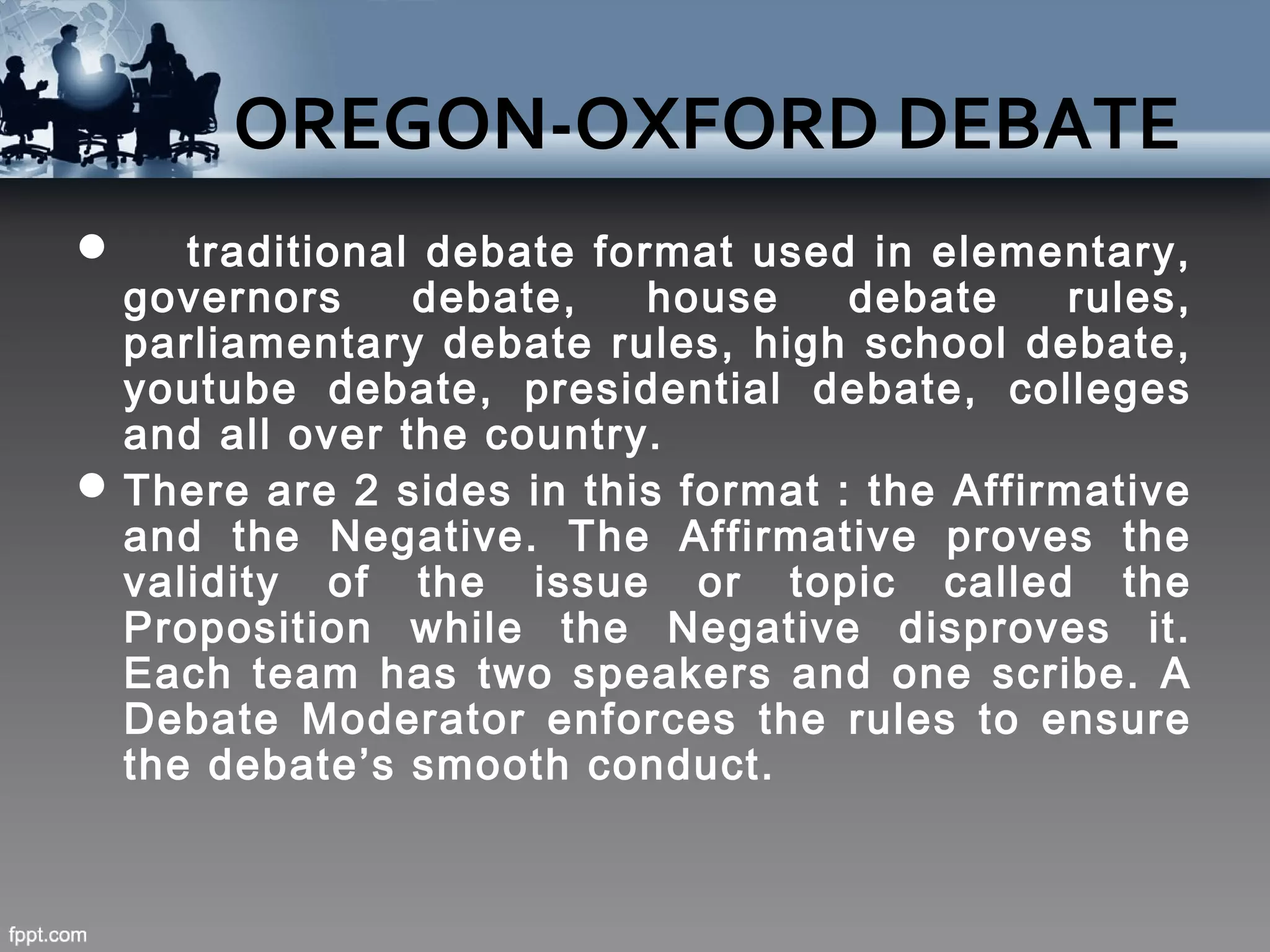 Debate | PPT