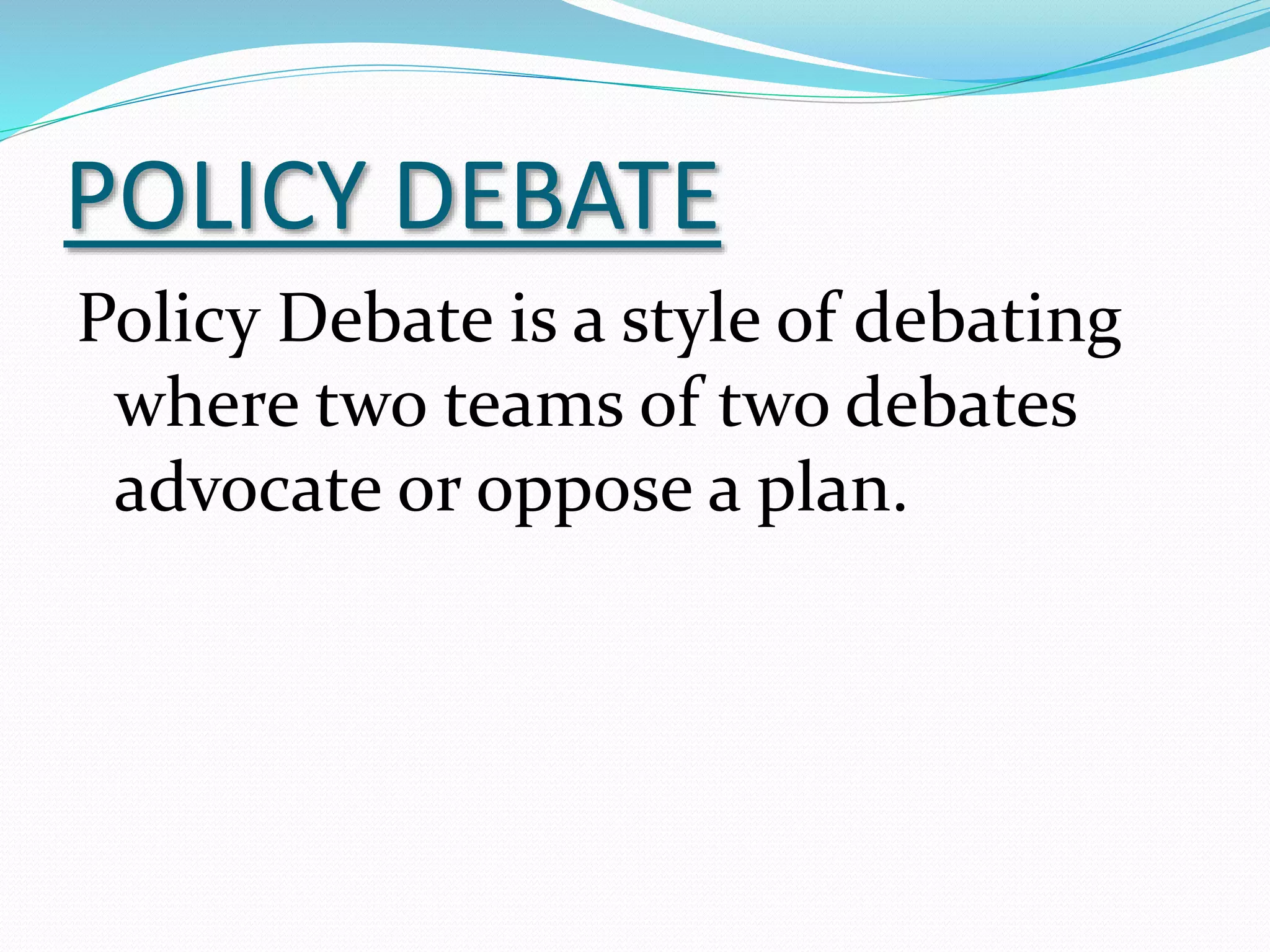 Debate | PPTX