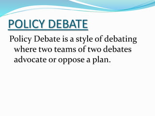 Debate | PPTX