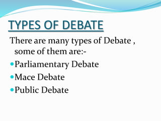 Debate | PPT