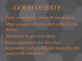 Debate | PPTX