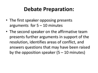 Debate | PPTX
